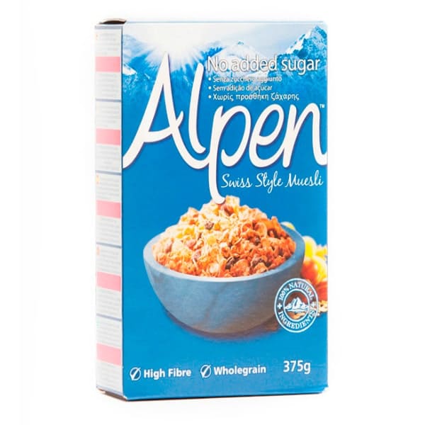 Cereal Alpen Sin Azúcar 375 g
